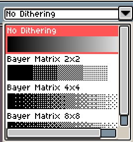 Aseprite on Twitter: "@kaerhonguiga Do you see the list of dithering patterns in the list? https ...