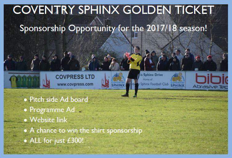 Coventry Sphinx Golden Ticket – KM Sport