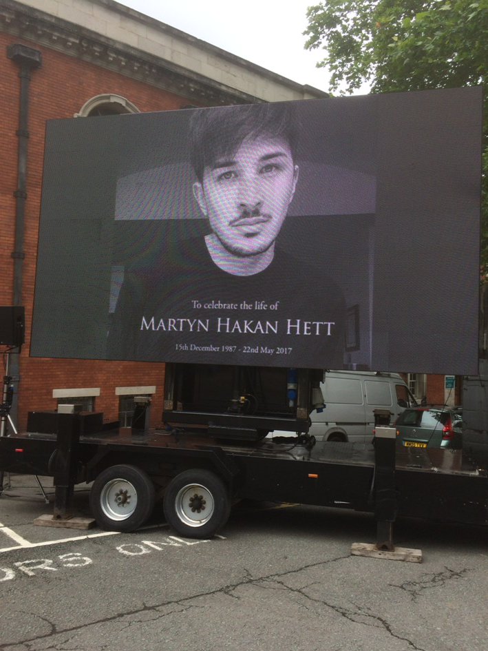Funeral taking place for Manchester Arena bombing victim Martyn Hett ...
