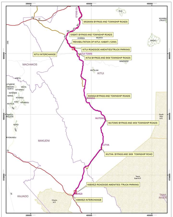 Jubilee Development - Tarmacking of Kibwezi-Mutomo-Kitui-Kabati-Migwani ...