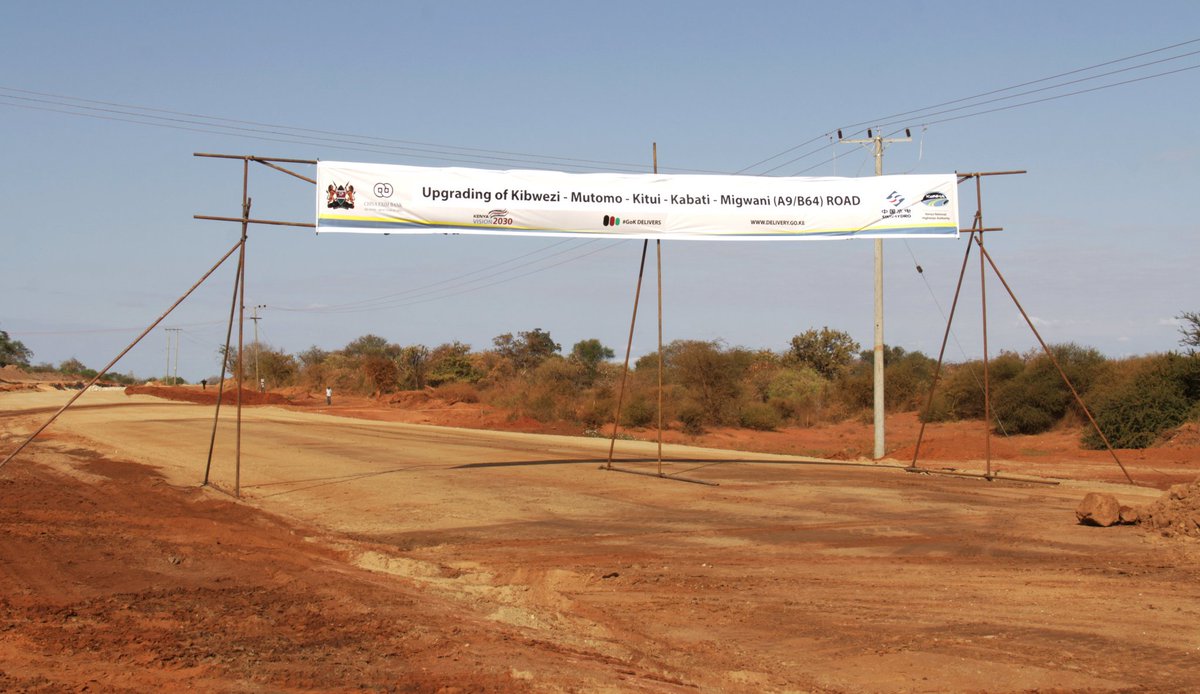 Jubilee Development - Tarmacking of Kibwezi-Mutomo-Kitui-Kabati-Migwani ...