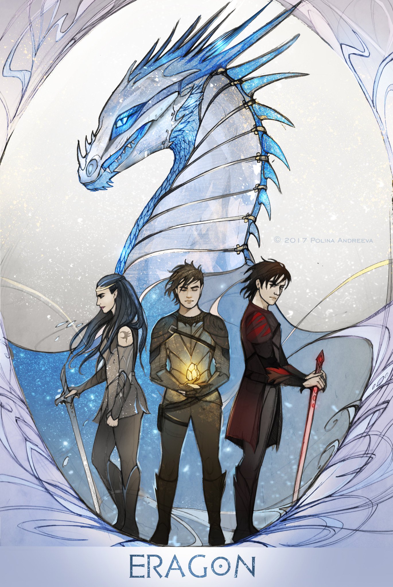 Eragon Saphira Drawing