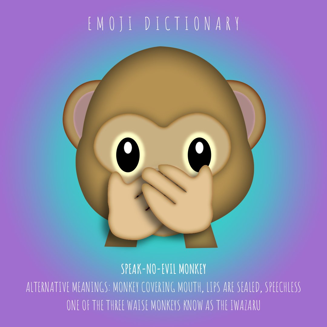 Speak No Evil Monkey Emoji