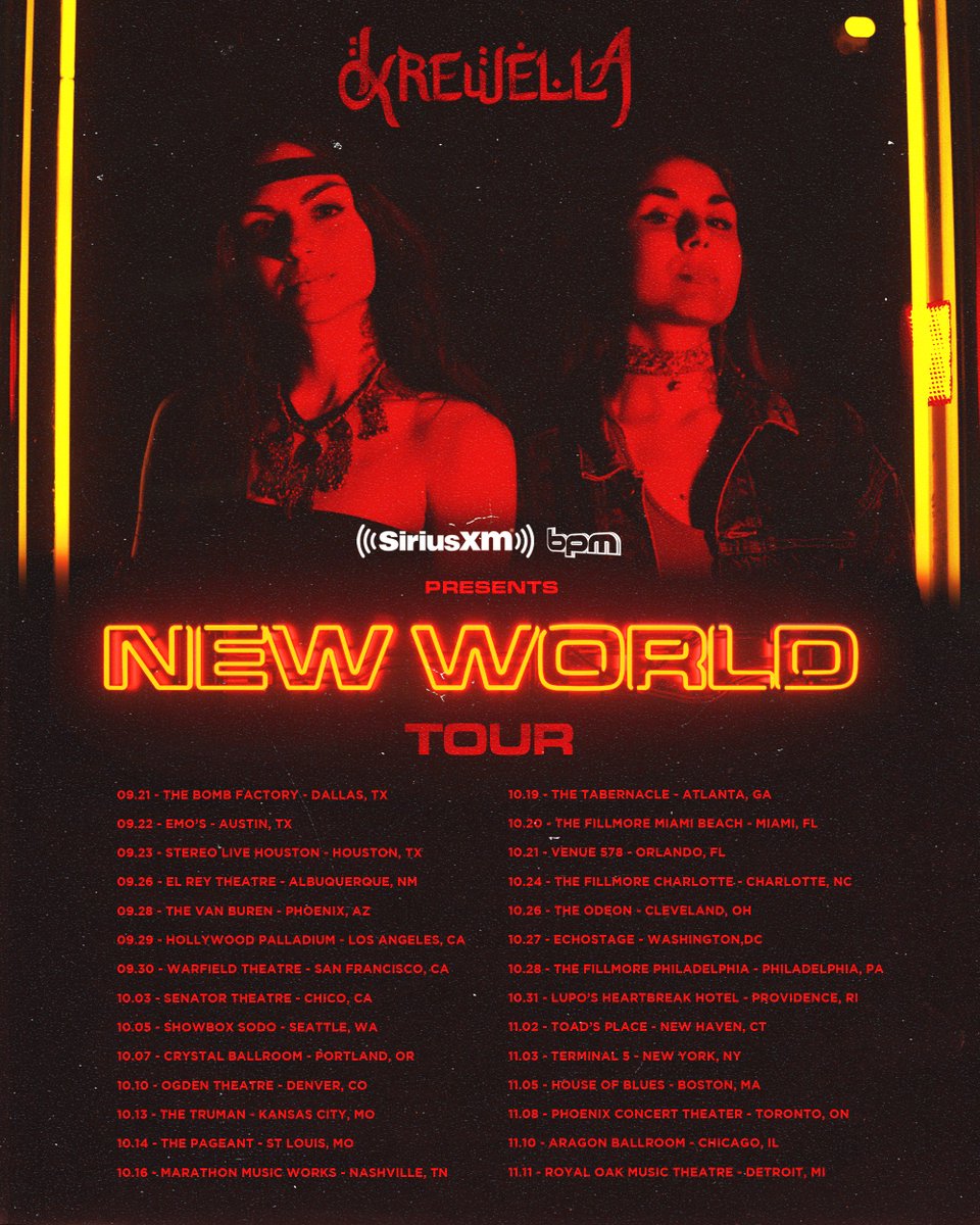 Krewella Returns & Announces Massive 28 Date "New World Tour!" - EDMTunes