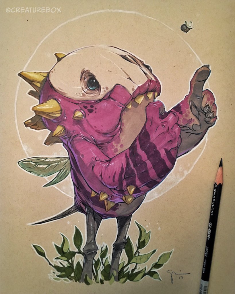 CreatureBox on Twitter: "Evaline saw summer as a time to meet up with old friends and show off ...