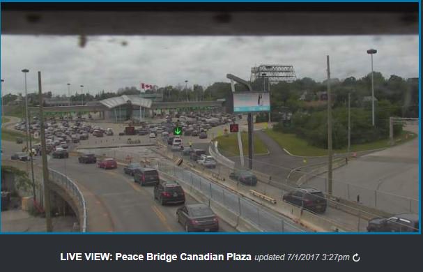 Buffalo Peace Bridge Wait Times