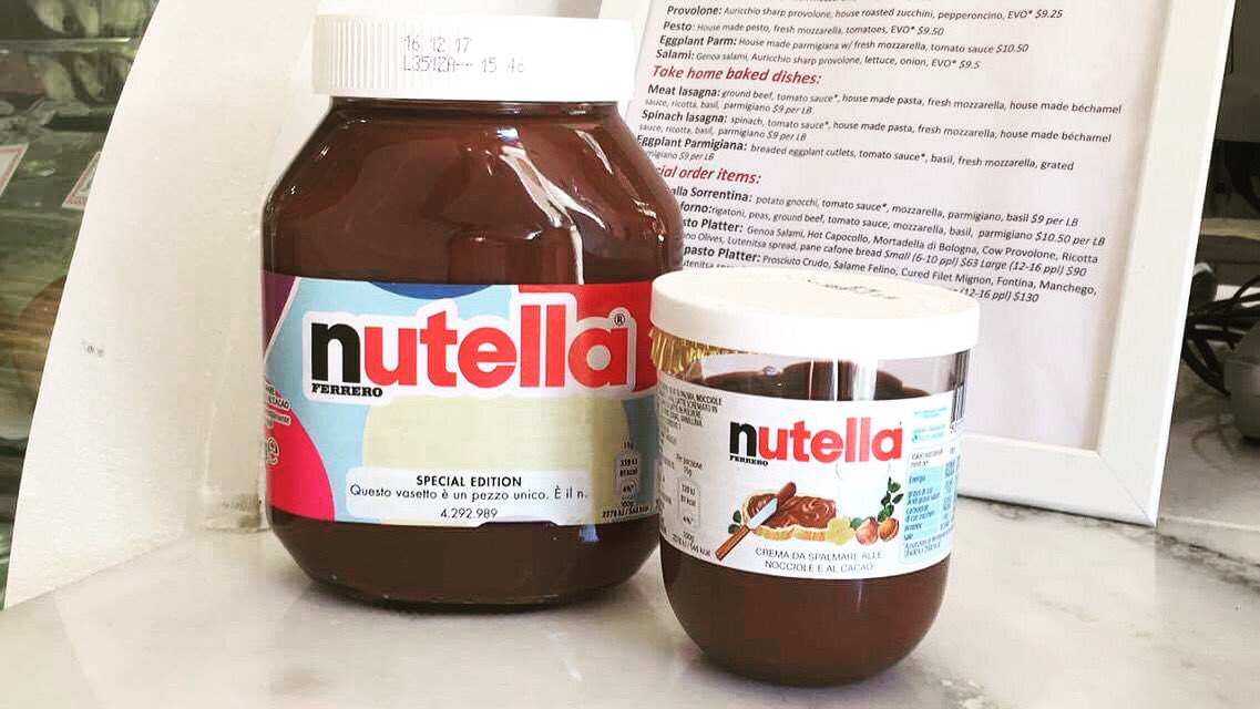 Nutella Jar Sizes