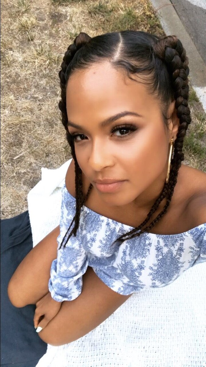 Christina Milian Cornrows