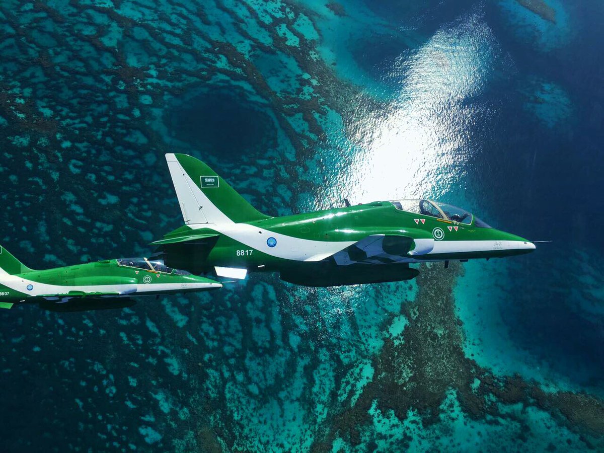 Saudi Arabian Hawks visiting Pakistan to perform during the Pakistani ...