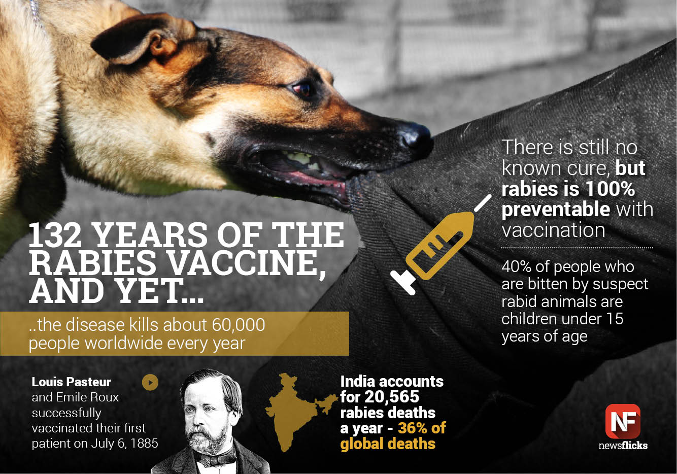 Louis Pasteur Rabies Experiment