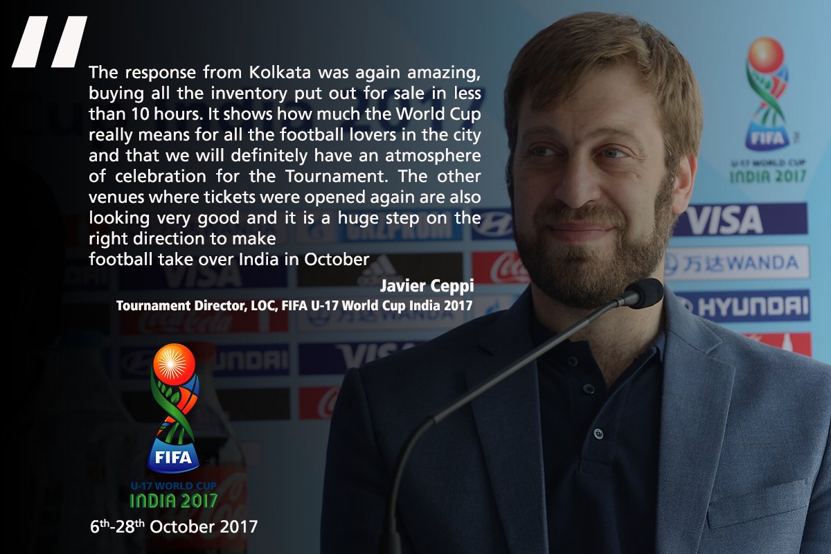 @IndianFootball : Here’s what Javier Ceppi, Tournament Director, LOC, # ...