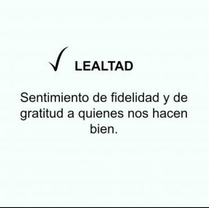 Lealtad Definicion