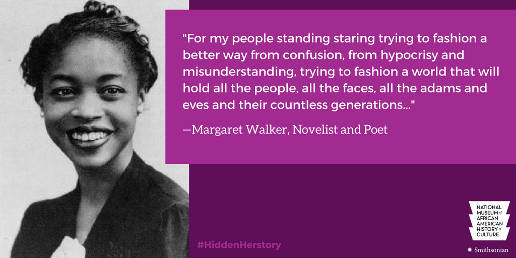 OTD in 1915, writer Margaret Walker is born. She authored the award ...