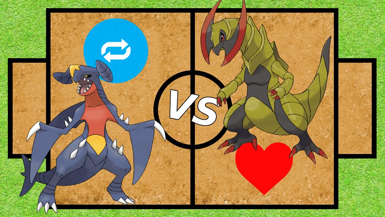 Pokemon Haxorus Vs Garchomp