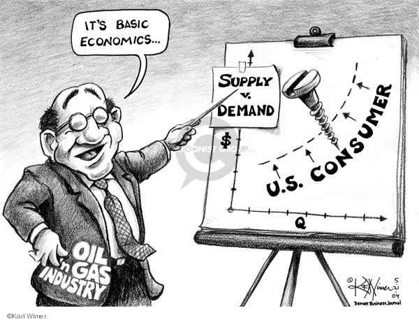 Supply And Demand Cartoon