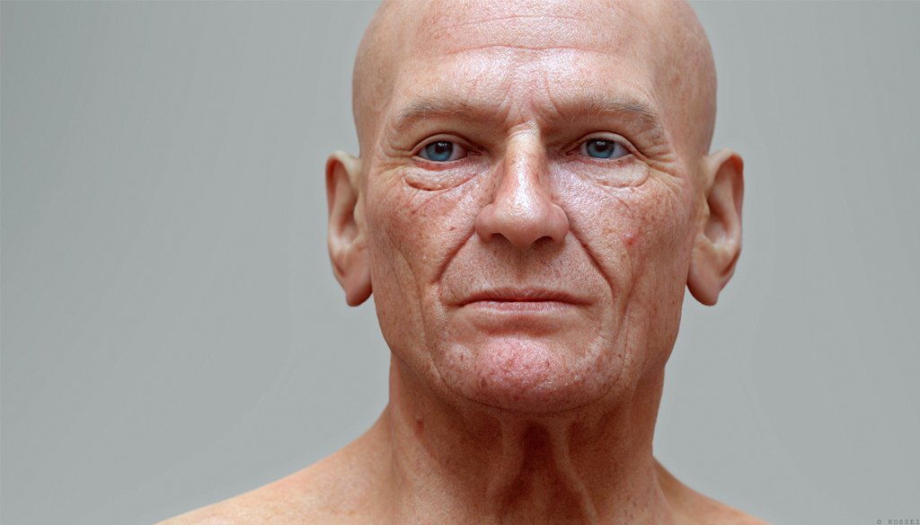 Old Man Skin Texture