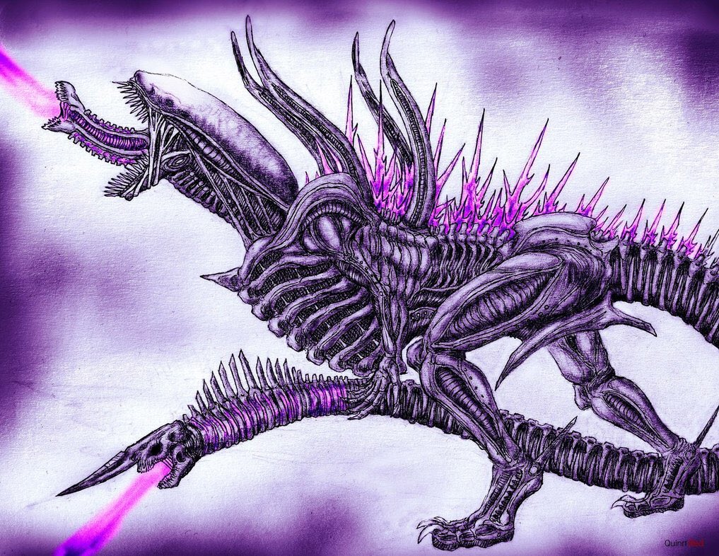 Godzilla Vs Xenomorph