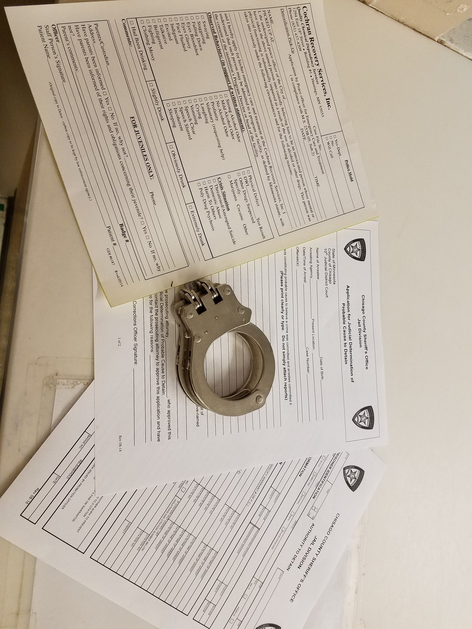 Correctional Paperwork