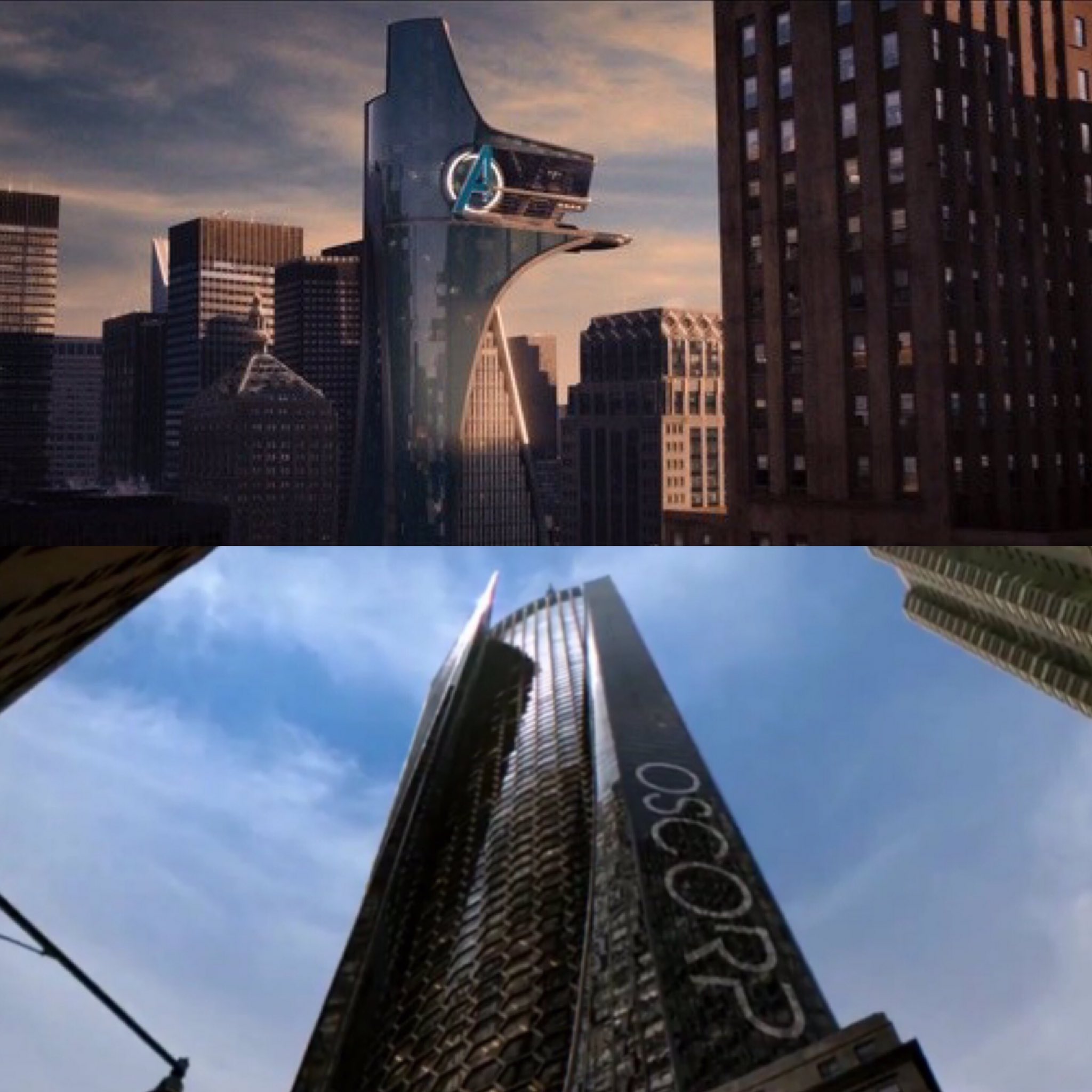 Oscorp Tower Location