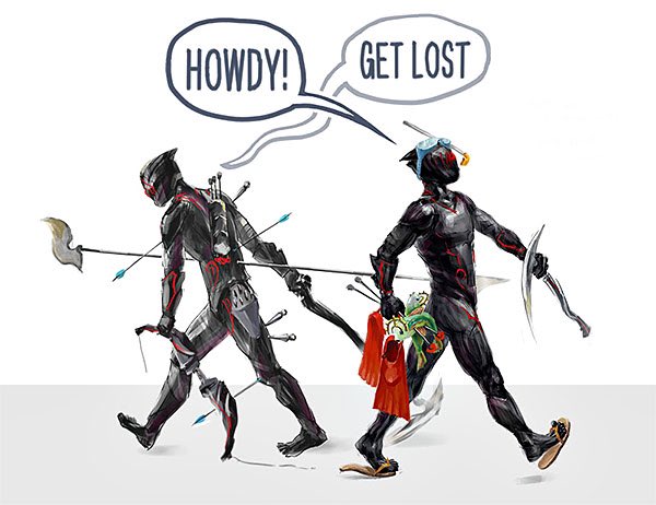 Stalker Warframe Fan Art