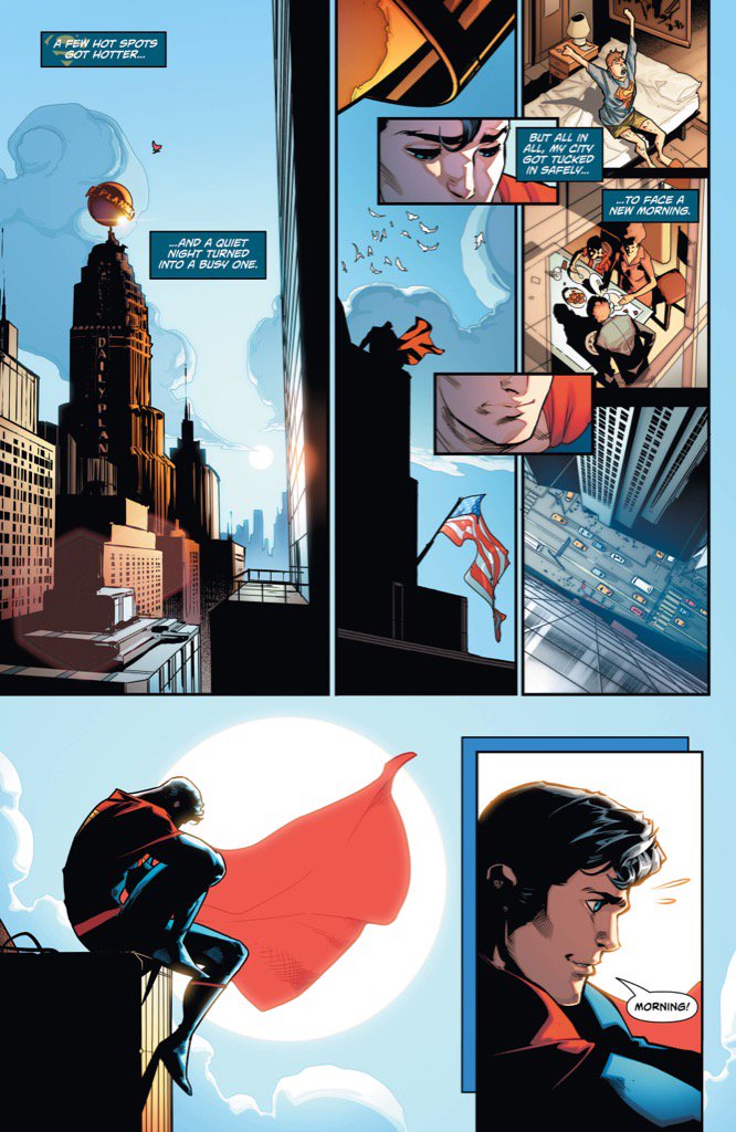 「Sups said good morning! #superman 」|Jorge Jiménezの漫画