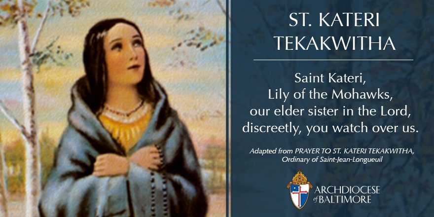 Kateri Tekakwitha Prayer