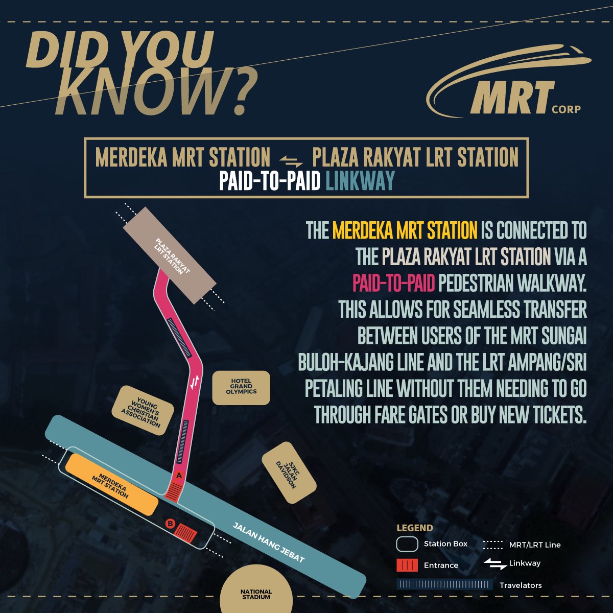 The amazing Merdeka MRT Station!