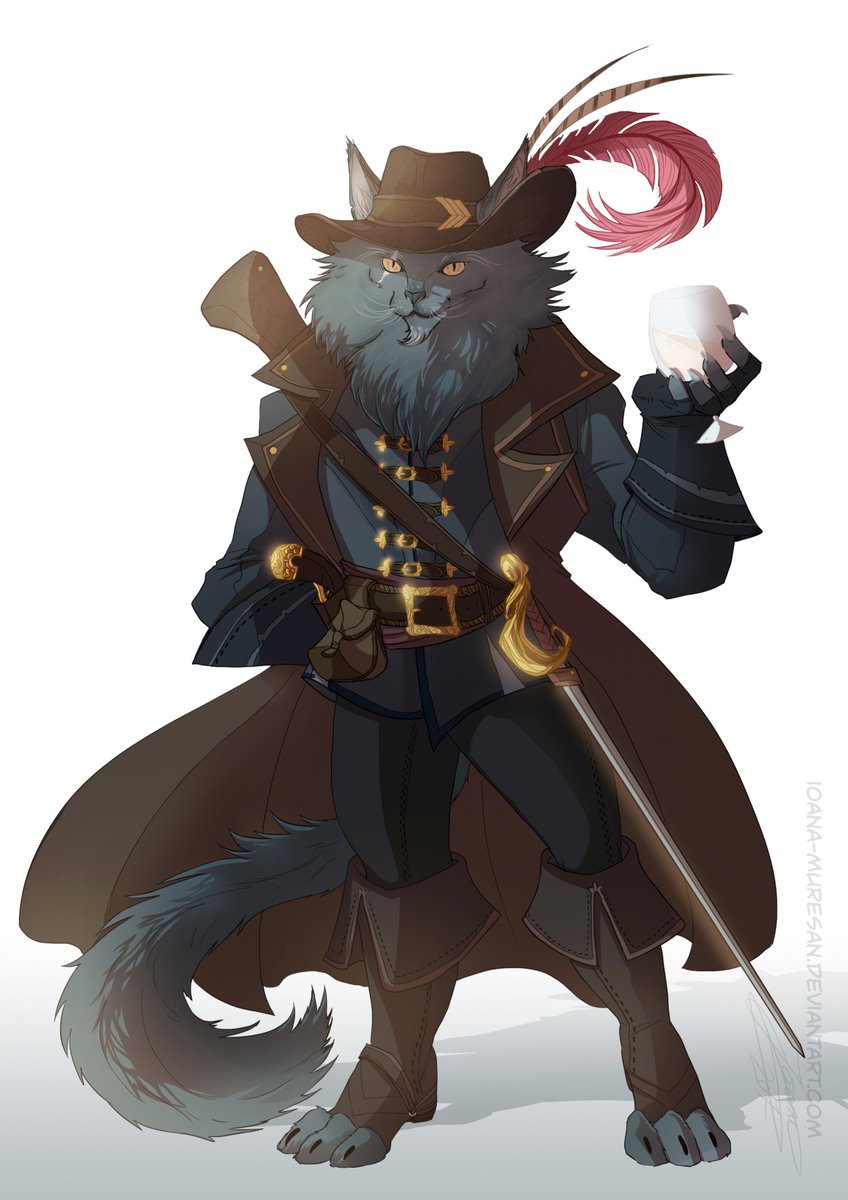 Ioana Muresan 馃徎 馃徑 馃徔 On Twitter Cat Character Character Art Fantasy Character Design