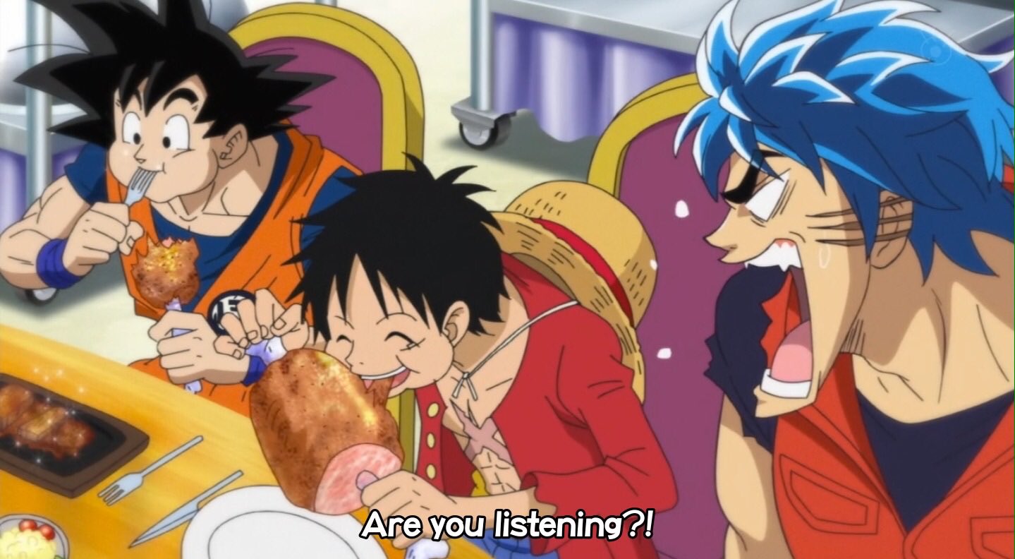 Goku Vs Luffy Eating Contest