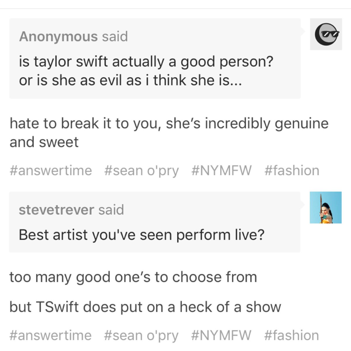 Taylor Swift And Sean Opry