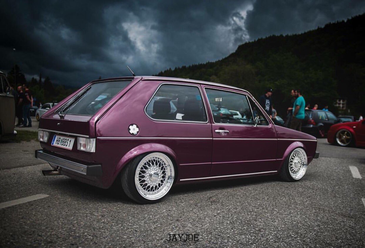 Slammed Vw Golf Mk1