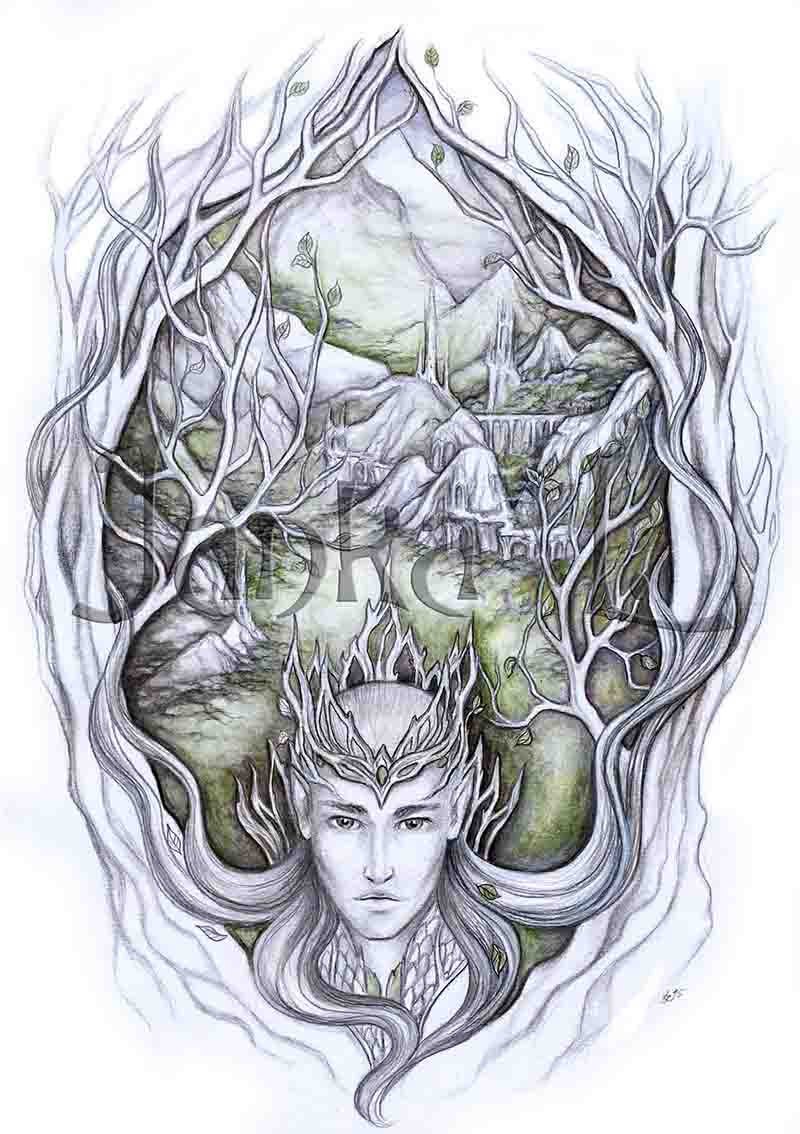 Forest Elves Drawings