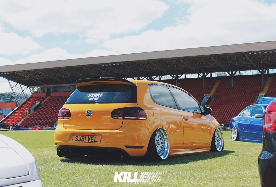 Stanced Mk6 Golf