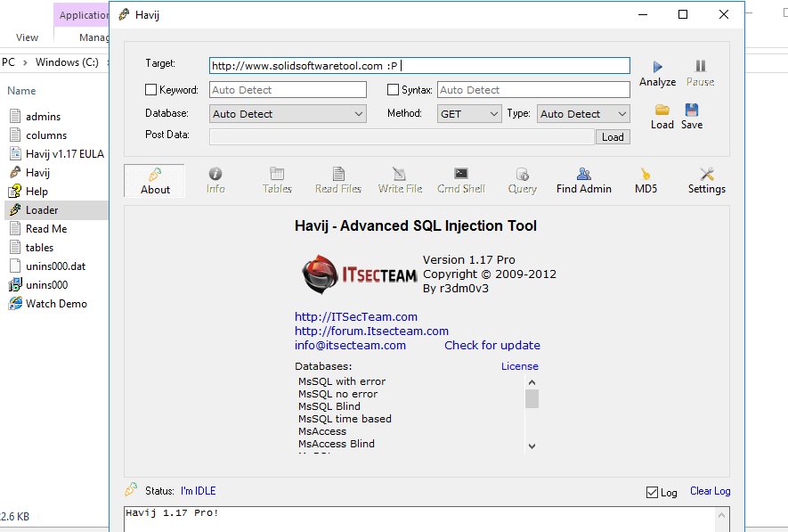 Download havij advanced sql injection tool - psadoimaging Download havij advanced sql injection tool - psadoimaging
