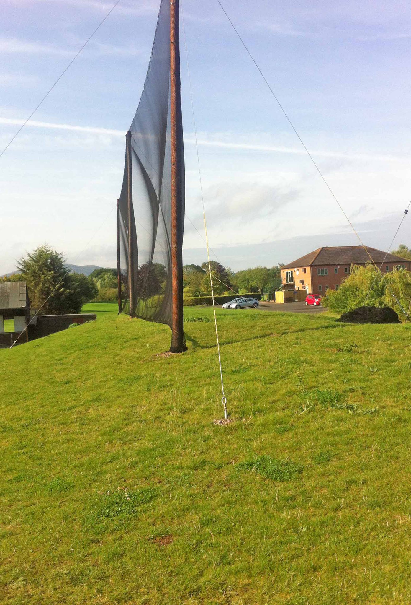 Light Pole On Golf Course