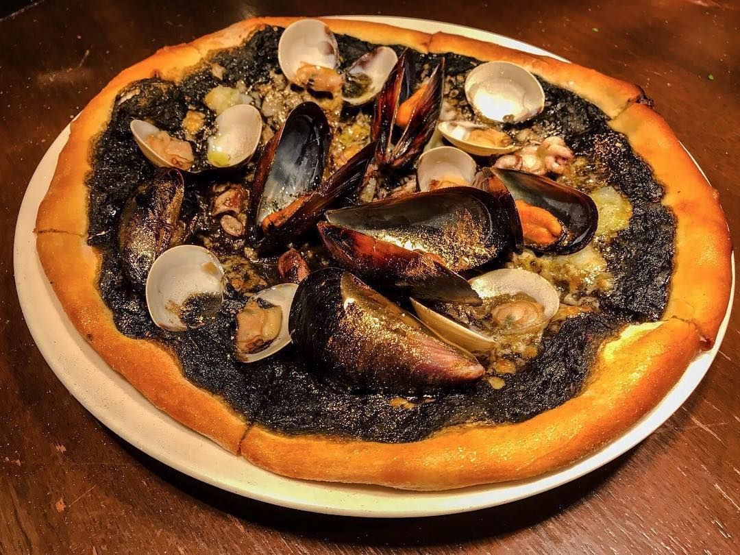Squid Ink Pizza