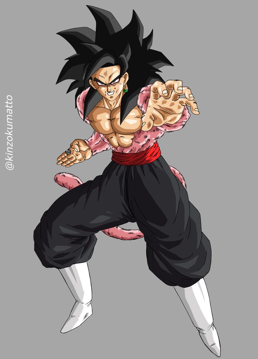 [Fanart] [OC] SSJ4 Rosé Dokkan Style! : r/dbz
