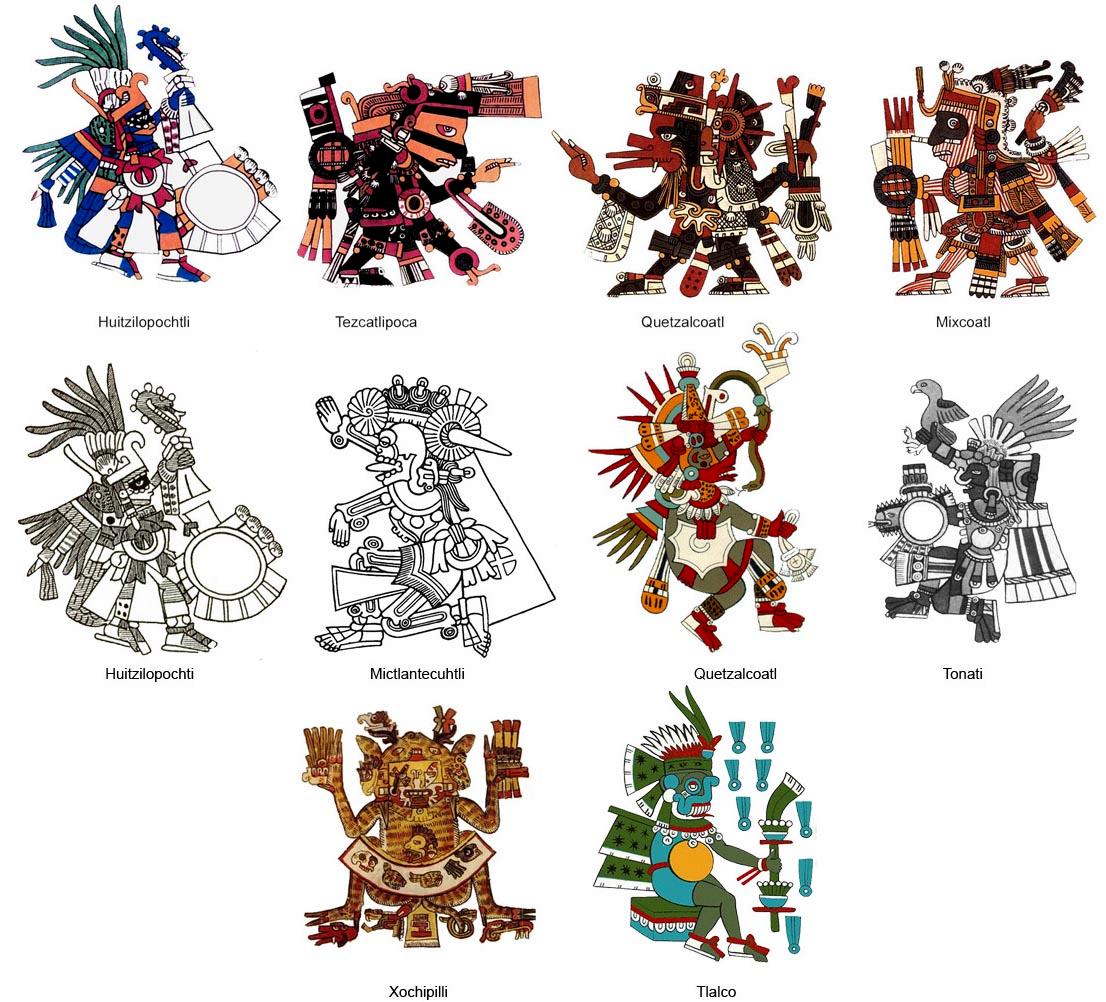 Mictlantecuhtli And Quetzalcoatl