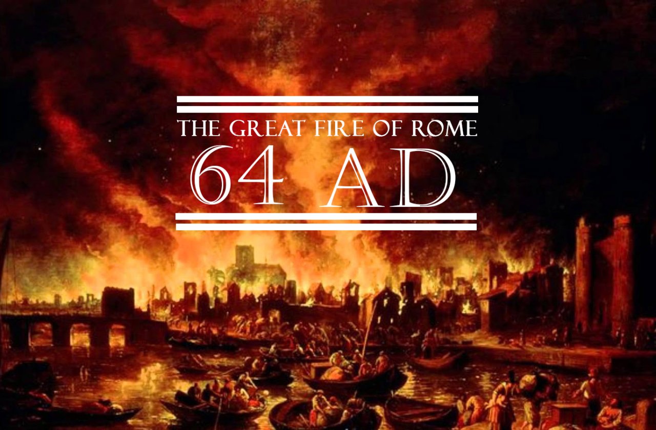 Nero And The Great Fire The Domus Aurea, Built By Emperor Nero After