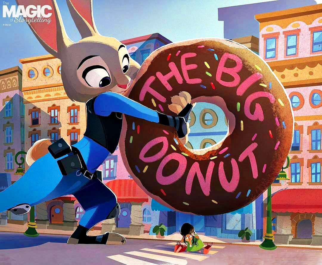 Zootopia La Gran Torta De Donut Zootopia Movie CLIP Have A Donut
