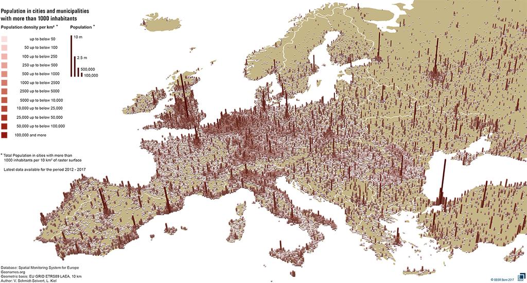 Europe Map With Cities