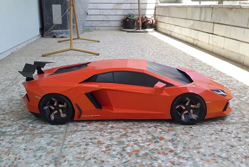 Papercraft Lamborghini Template