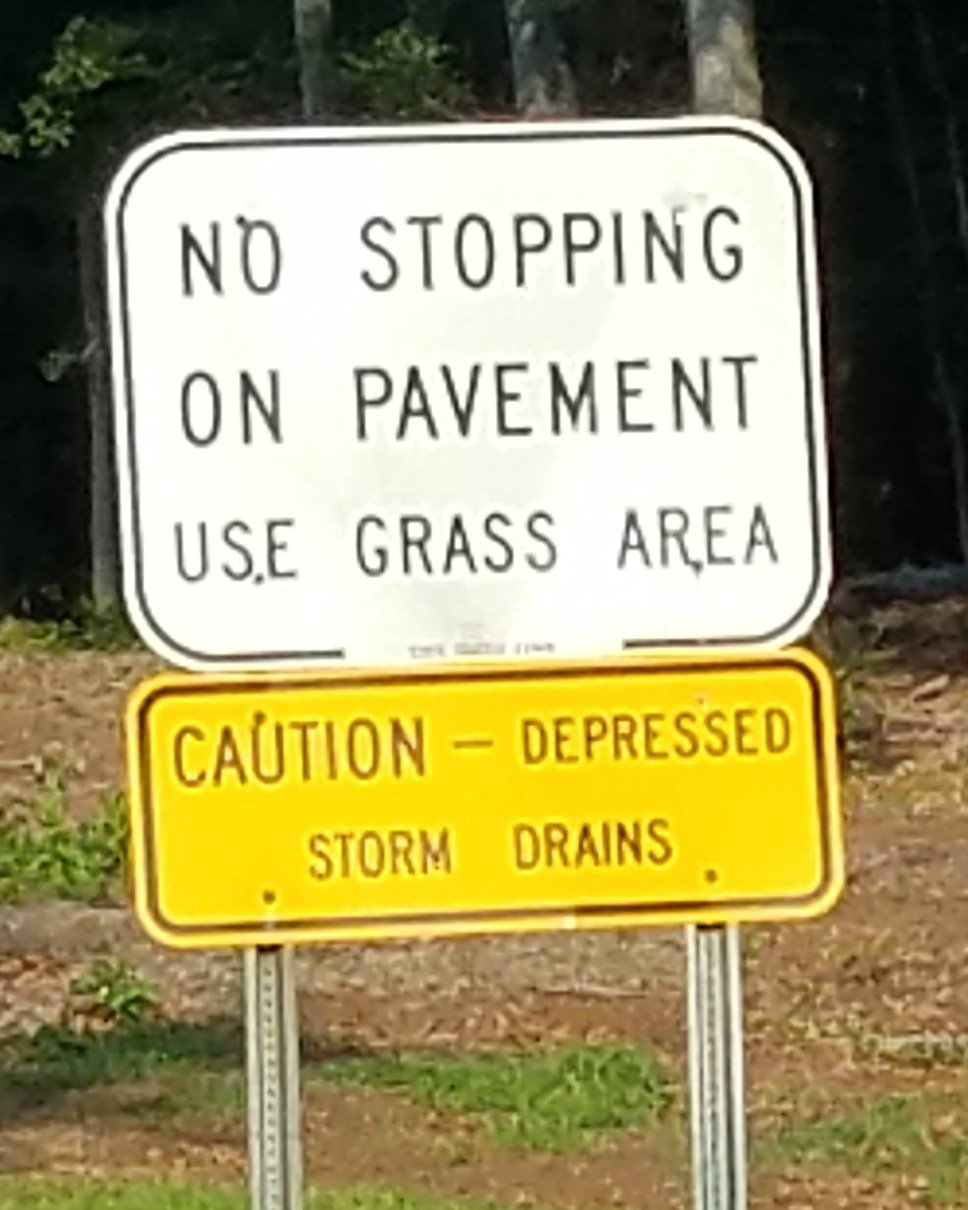 Caution Ironic Signs