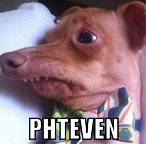 Phteven Dog Selfie