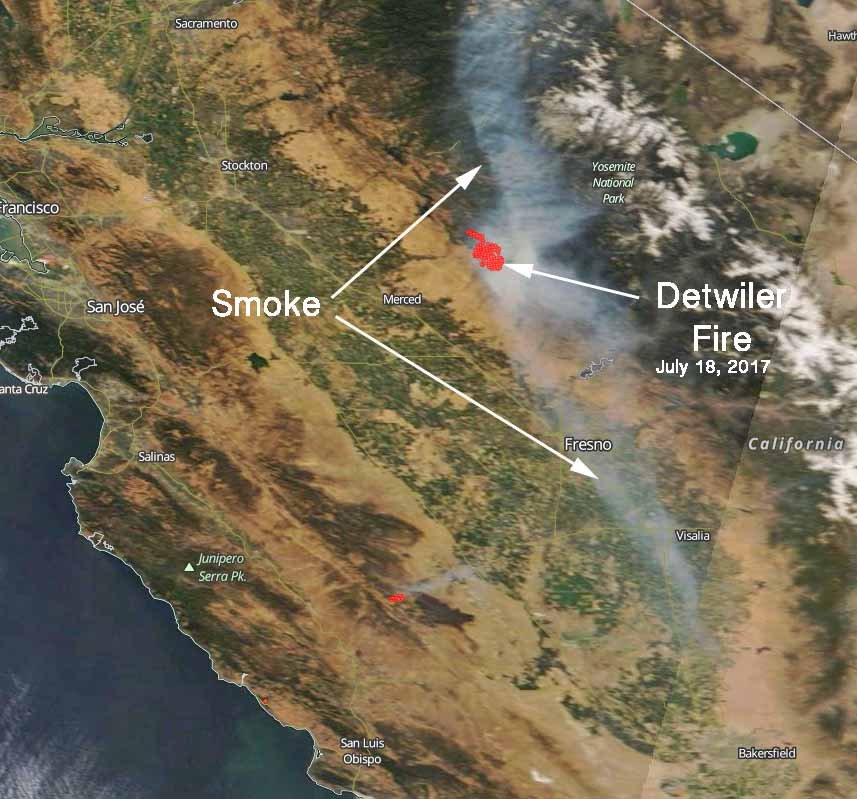 Detwiler Fire - Mariposa/Coulterville, CA