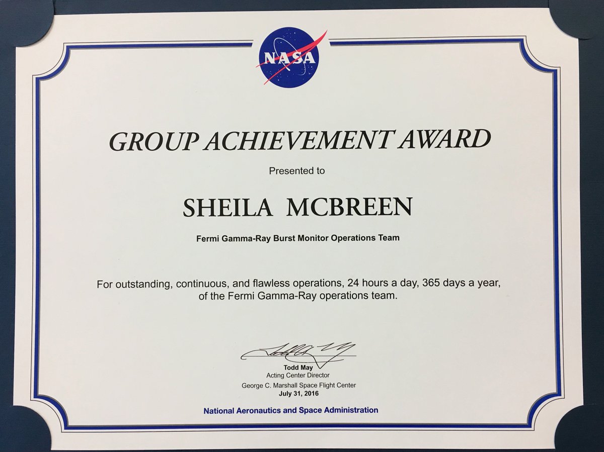 Nasa Group Achievement Award