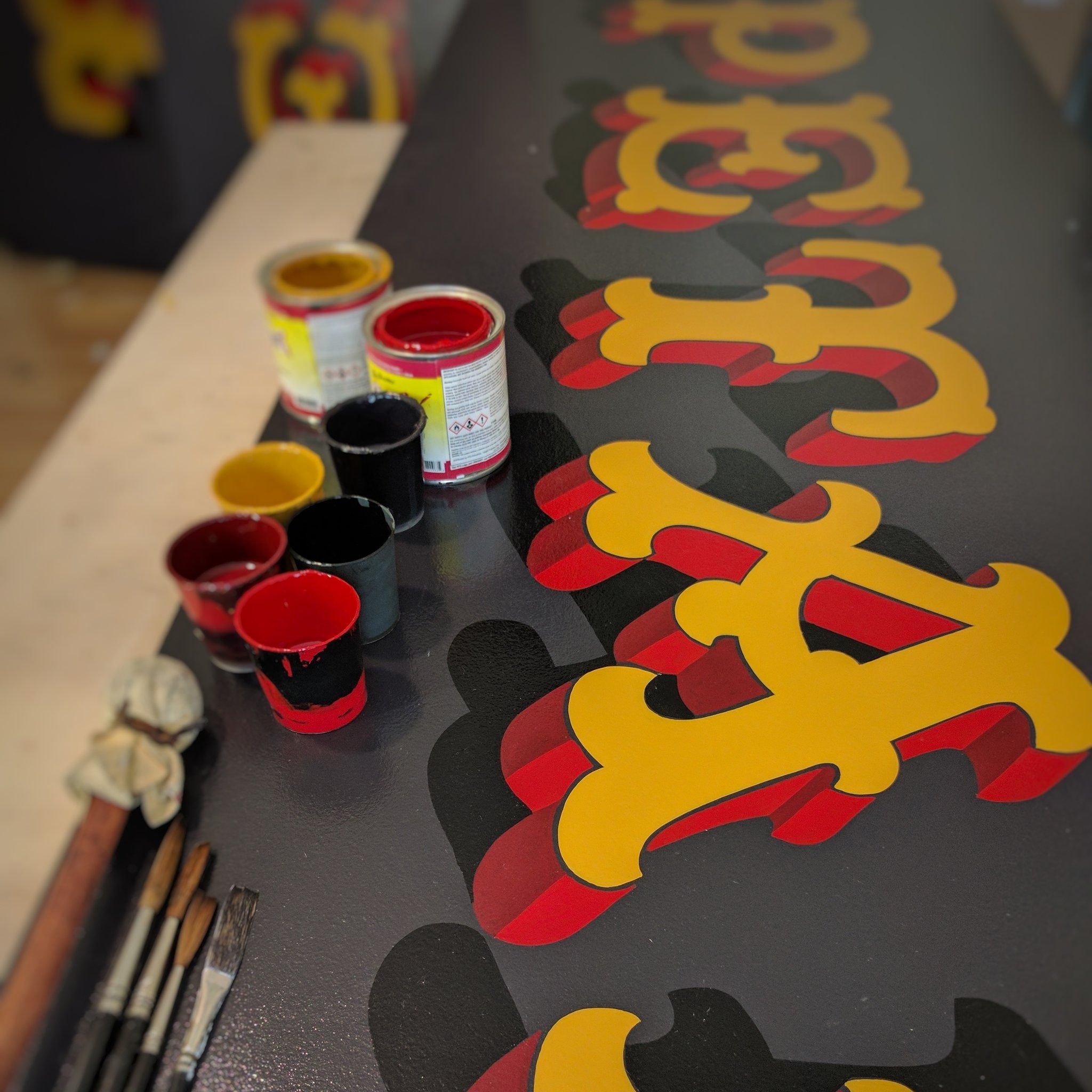 Hand Painted Tattoo Signs