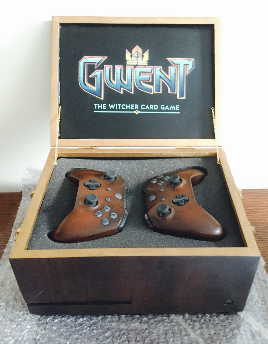 Tim Grayson on X Handmade wooden Gwent Xbox One console Only three in the entire world I m the proud winner of one Thanks xboxuk You re all awesome https t 9xJK4jQbEY X