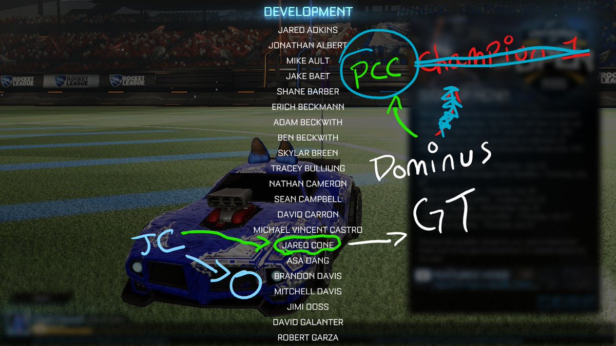 Dominus GT Easter Egg : r/RocketLeague