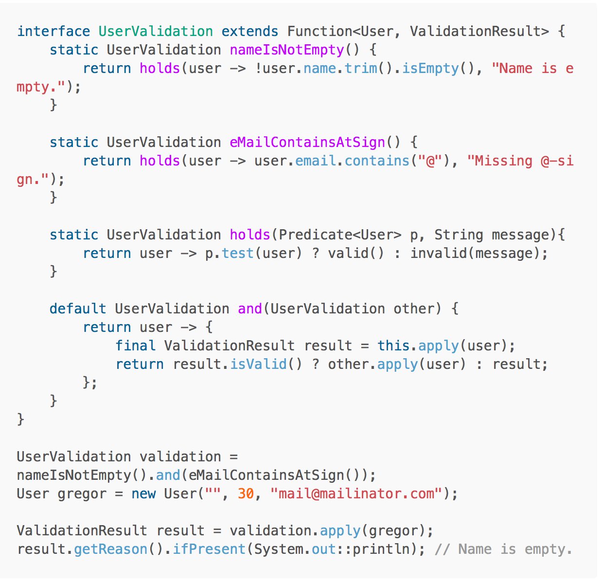 Java On Twitter Tutorial On Using Combinator Pattern With Java 8 Gtrefs